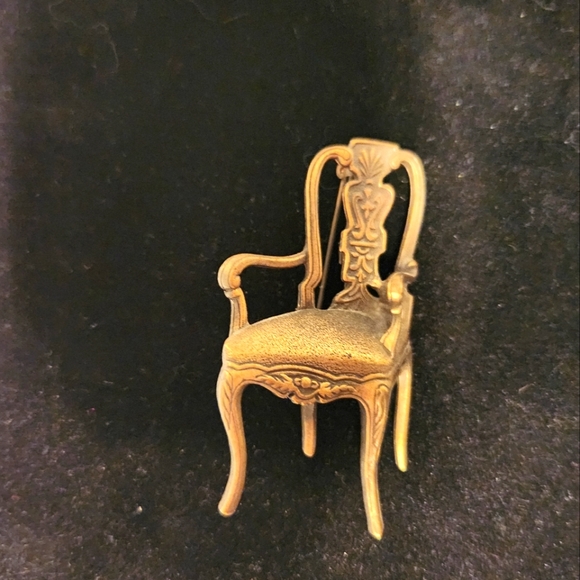 Jewelry | Bronze Chair Pin | Poshmark